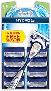 Wilkinson Sword Hydro 5 Value Pack 1 x Razor With Blade And 2 x 4 Blade ...