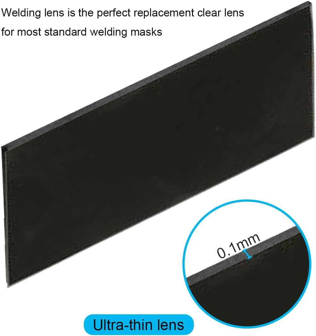 QAQGEAR 20 Pcs Clear Welding Lens Hood Clear Lens Cover 2″ x 4.25″ for ...