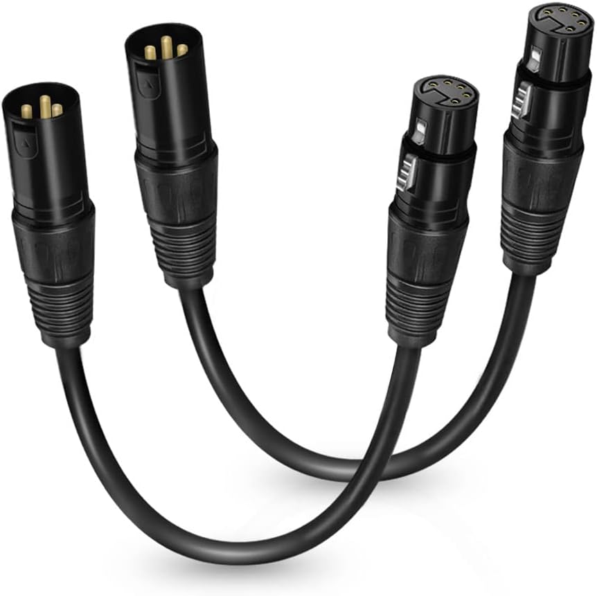 Amazon.com: SiYear DMX-512 XLR 5 Pin Male to XLR 5 Pin Female DMX ...