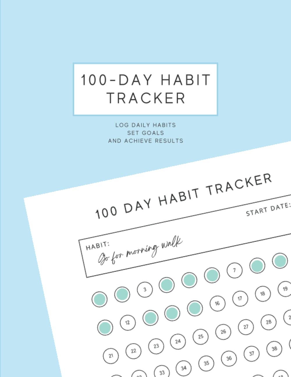 Amazon.com: 100-Day Habit Tracker: 100 Day Challenge - Goal Setting ...