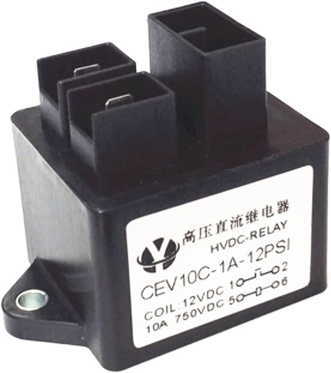 Amazon.com: WEITOL 1pcs 600V high Voltage DC Relay 10A 12V high Voltage ...