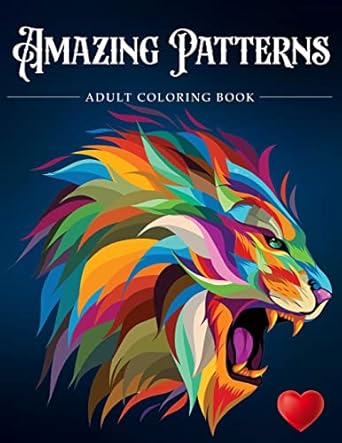 Amazon.com: Amazing Patterns: Adult Coloring Book, Stress Relieving Mandala Style Patterns ...