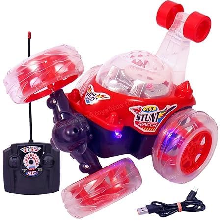 toypal Remote Control Stunt Car | RC Stunt Vehicle 360 Rotating Rolling ...