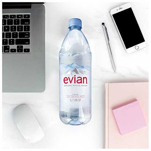 Snapklik.com : Evian Natural Spring Water, Naturally Filtered Spring Water In Large Bottles 33. ...