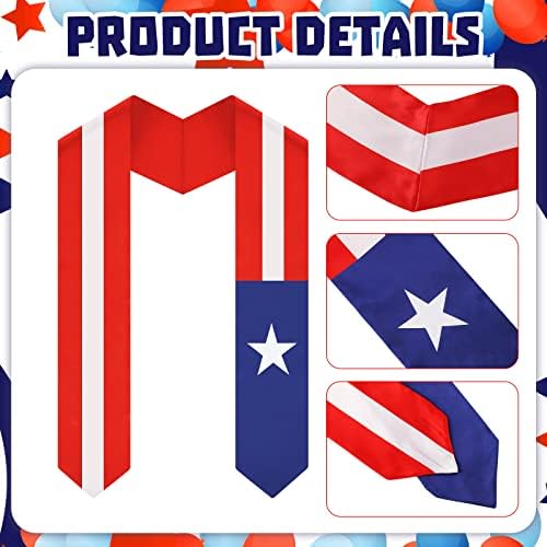 Amazon.com: 12 Pcs 72" Puerto Rico Flag Graduation Stole Class of 2023 ...