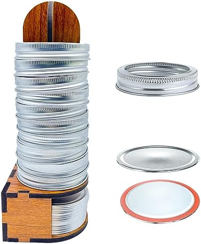 Amazon.com: Mason Jar Lid Organizers Inside Cabinet, 2 Pack Canning Lid ...