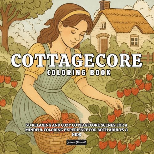 Amazon.com: Cottagecore Coloring Book: 50 Relaxing And Cozy Cottagecore ...