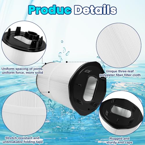 FODACEL 27002-0150S Pool Filter Cartridges, Compatible with Sta-Rite ...