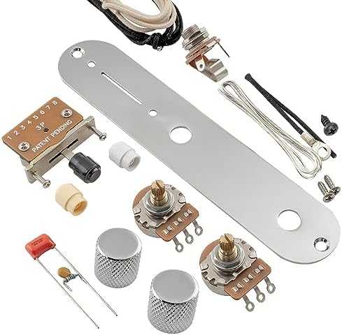 Amazon.com: Musiclily Pro 3-Way Tele Electric Guitar DIY Wiring Kit ...