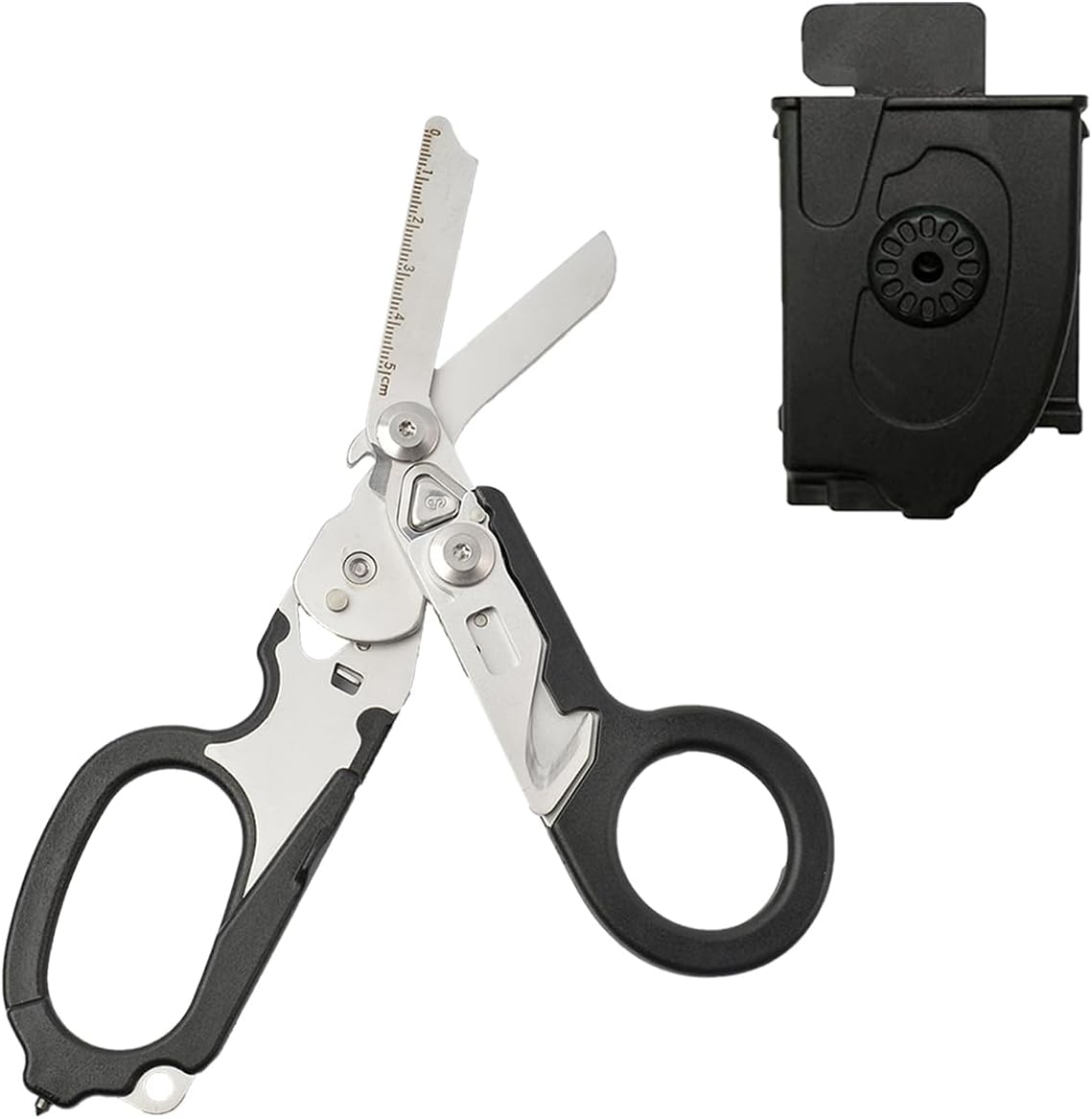 6 in 1 Emergency Response Shears Foldable Emergency Scissors Tool with ...