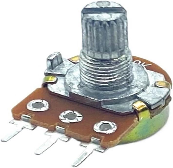 Amazon.com: WH148 Linear Potentiometer 15mm Shaft with Nuts and Washers ...