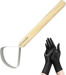 Amazon.com: Hide Scraper Fleshing Tool Pelt Leather Making Tools ...