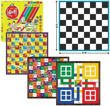 Buy Creative's Millennium Ludo and Snakes & Ladders Board Game |Play ...