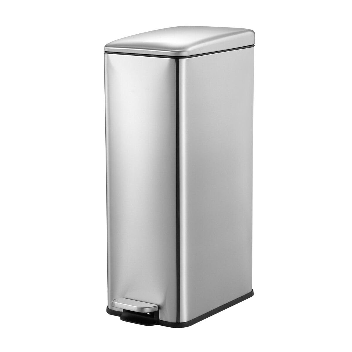 Small Garbage Bin Pedal Rubbish Bin Stainless Steel Waste Bin ...
