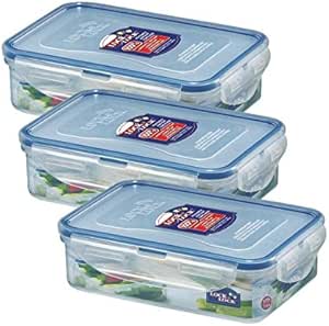 Lock & Lock Food Storage Container with HPL815 – Set of 3 : Amazon.co ...