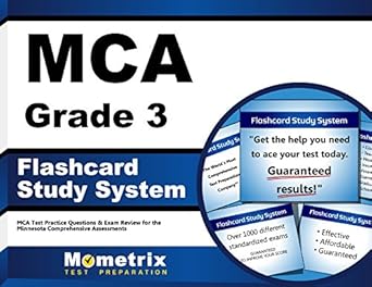 Mca Grade 3 Study System: Mca Test Practice Questions and Exam Review ...