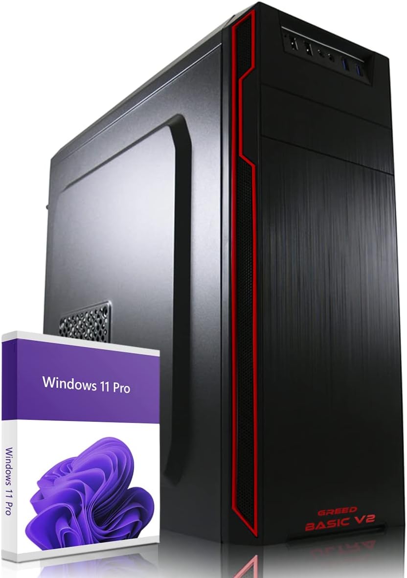 Greed® Basic V2 PC fisso AMD Ryzen 5 4600G 6 Core - Desktop veloce ...