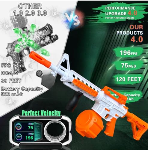 Gel Blaster, Splatter Ball, M4 Electric Gel Ball Blasters For Outdoor ...