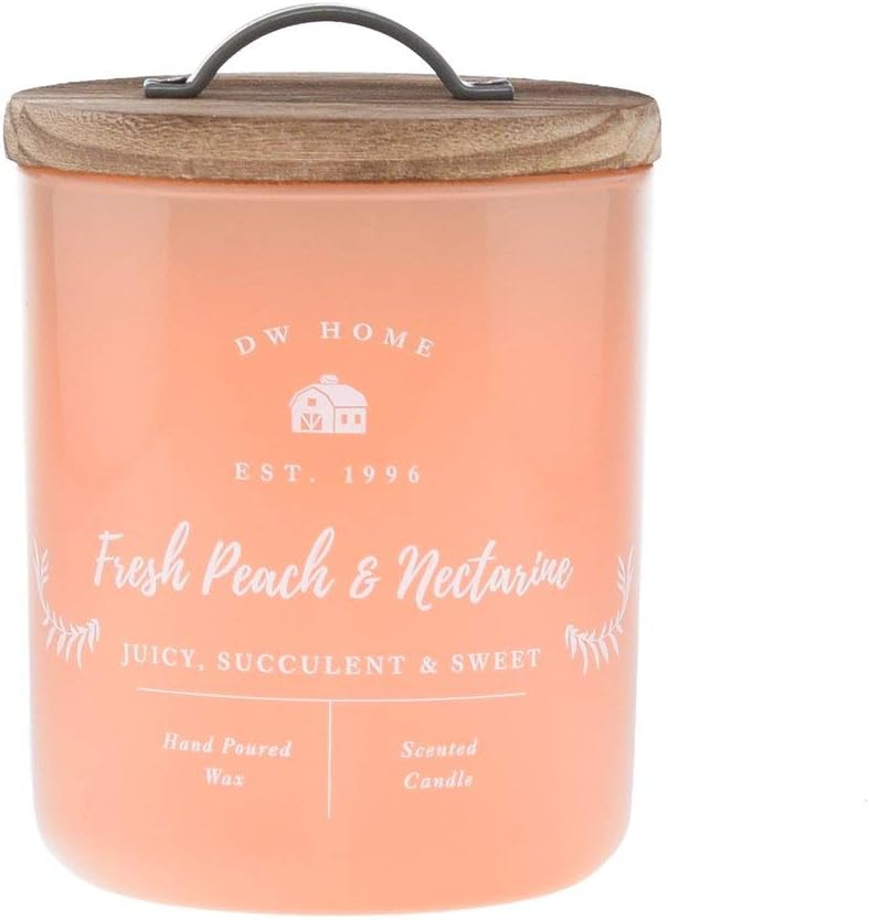 Amazon.com: DW Home Charming Farmhouse Collection Single Wick Fresh ...
