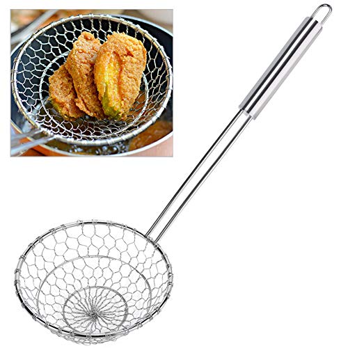 TEMCHY Spider Strainer Wire Skimmer Ladle Stainless Steel Mesh Spider ...