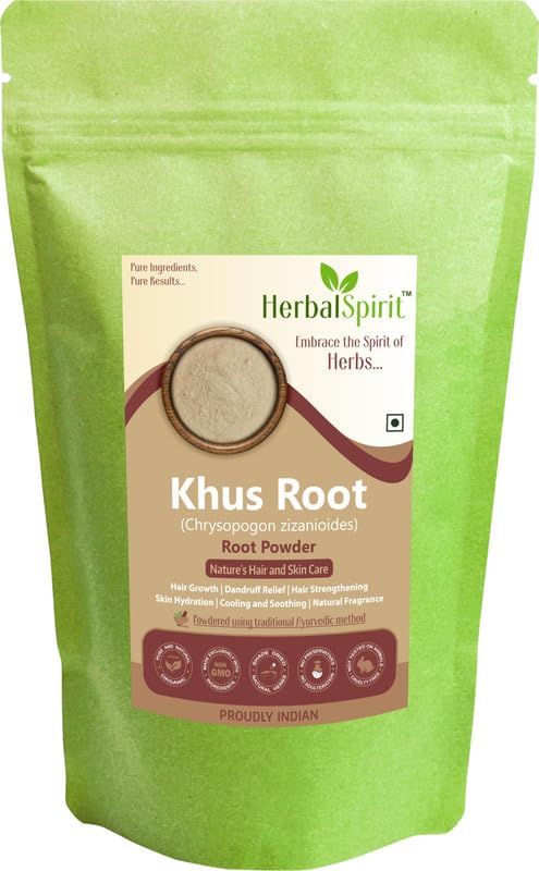 Herbal Spirit Khus Root Powder | Vetiver Roots Powder | Vetiver Powder ...