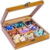 Amazon.com: Curawood Rock Display Case - 8" x 8" Rock Collection Box ...