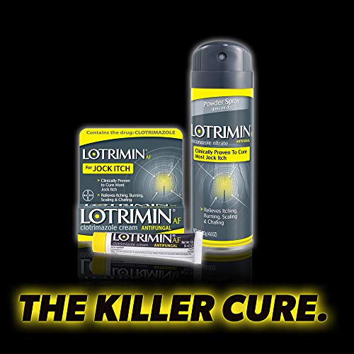 Lotrimin AF Jock Itch Antifungal Powder Spray, Miconazole Nitrate 2% ...