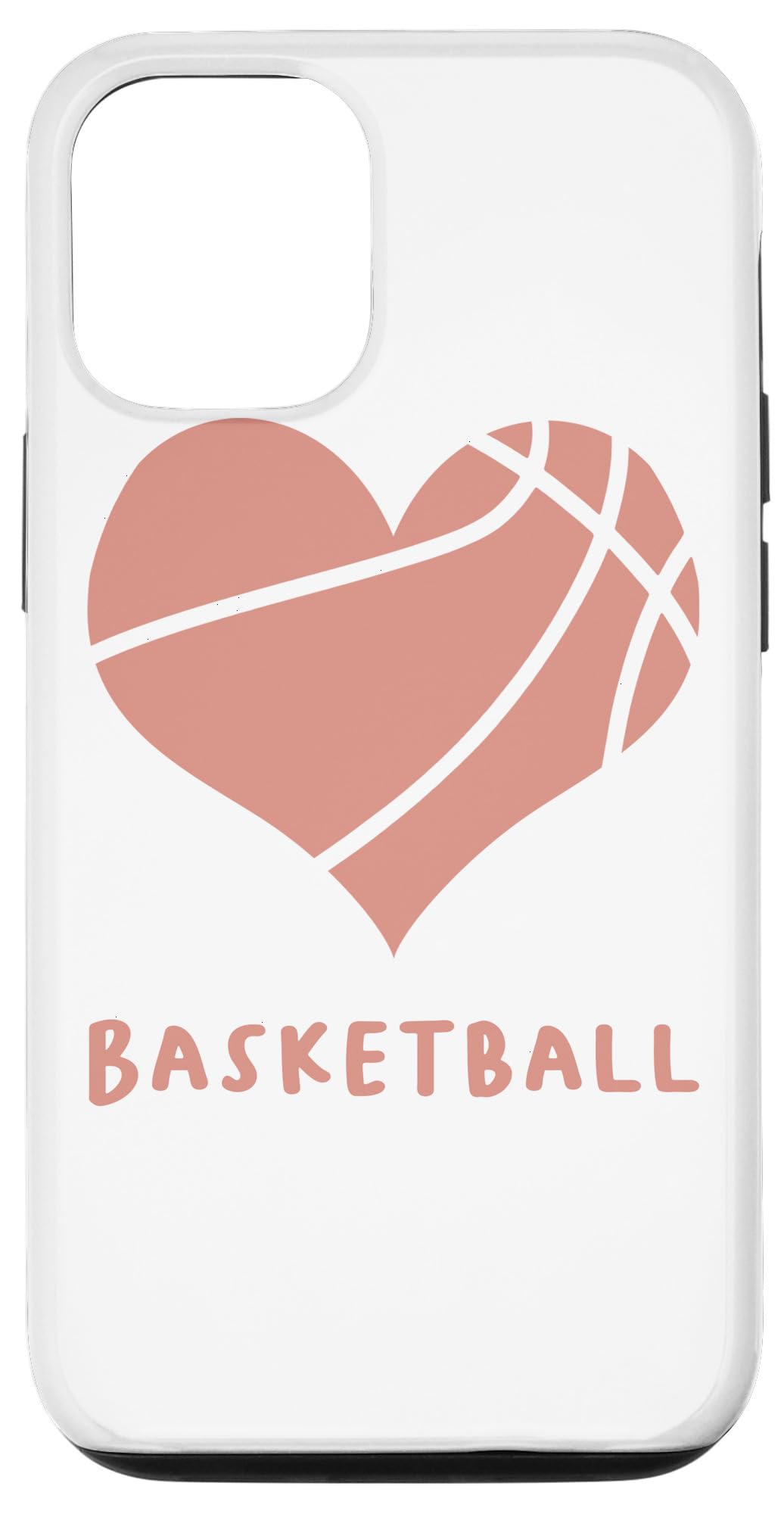 Pink Basketball Heart