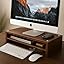 ANTICO WOODENIA Wooden Monitor Stand with Storage Organizer For Desk ...