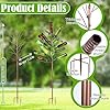 Amazon.com: Meonum Solar Light Bottle Tree, 61" Metal Garden Sculpture ...