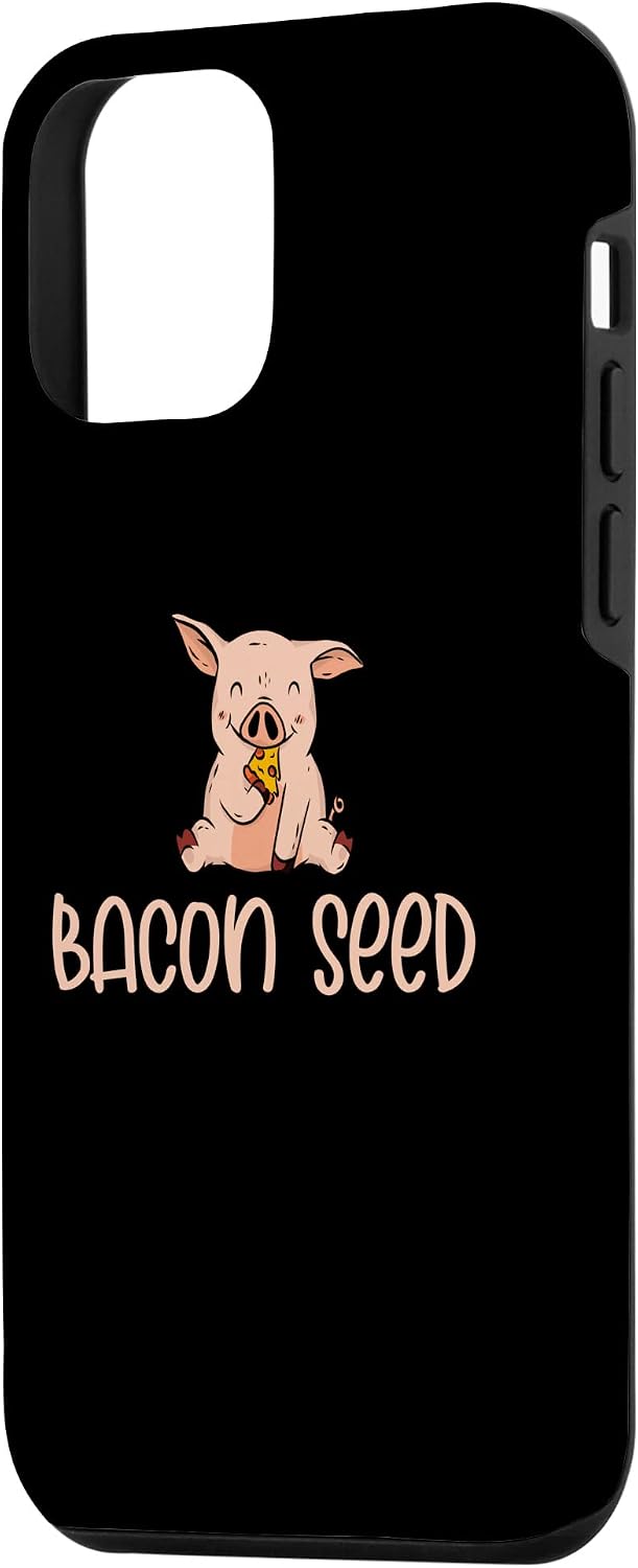 iPhone 12 mini Cute Bacon Seed Piggie Baby Pig Piglet Pork Meat Joke ...