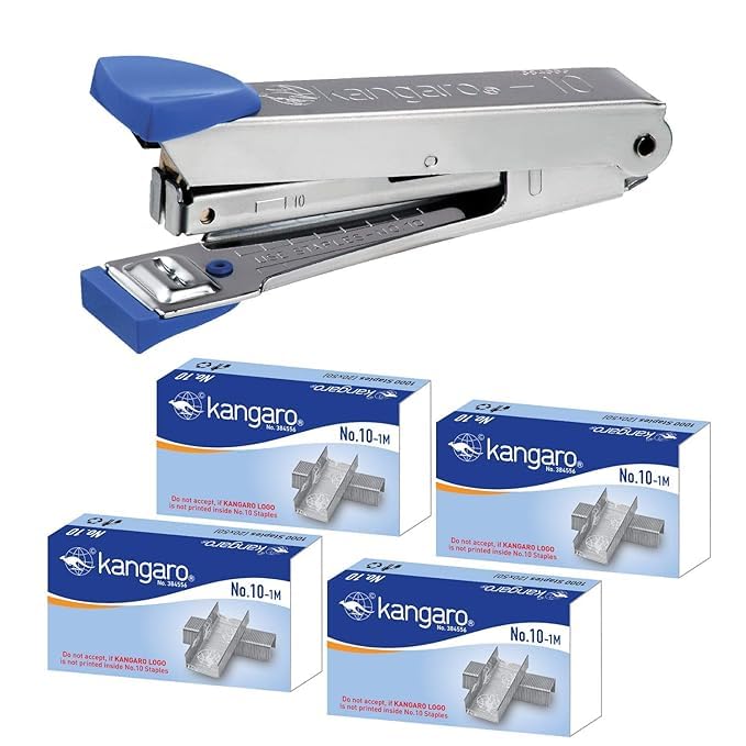 Kangaro Stapler No 10/Y2 with 4 Packet Stapler Pin : Amazon.in: Office ...