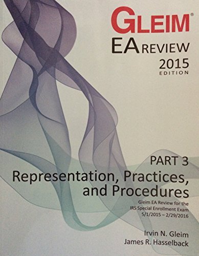 Gleim EA Review - Part 3: Representation, Practice, and Procedures ...