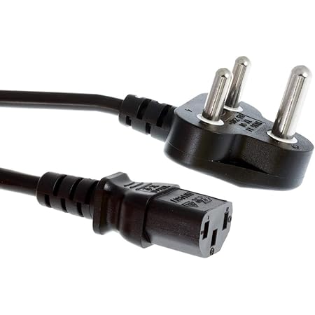 Wetek Plug Iec Mains Power 3Pin Cable Cord For Desktop Pc, Monitor ...