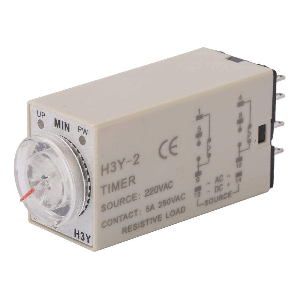 H3Y2 8-Pin Time Relay 8 Pins High Accuracy Delay Timer Time Relay H3Y2 ...
