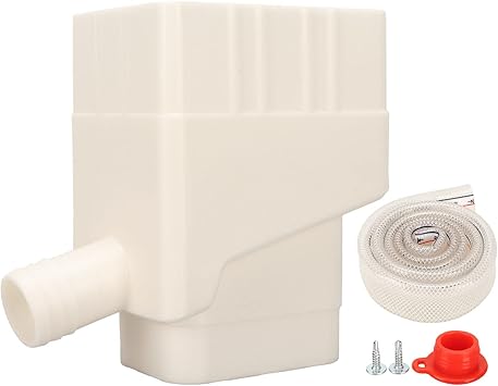 Rainwater Collection System, Rain Diverter for 2x3”Standard Downspouts ...