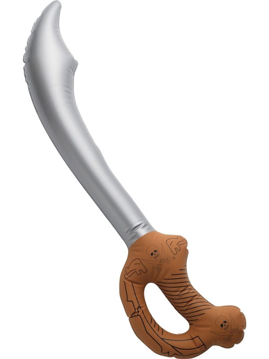 Smiffy's 61 cm Inflatable Pirate Sword Approx with Skull Print : Amazon ...