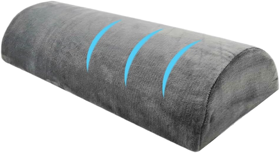 Amazon.com: YmKs YIMANKESHI Half Moon Pillow, Bolster Pillow for Legs ...