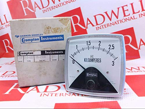 CROMPTON INSTRUMENTS 016-02AA-LSUA Analog Panel Meter Model 016-02 ...