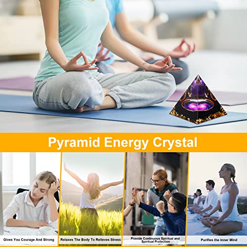 Snapklik.com : MXiiXM Orgone Pyramid For Positive Energy, Amethyst ...