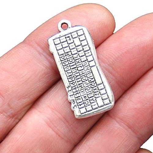 Amazon.com: Bohemian Findings 5 Computer Keyboard Antique Silver Tone ...