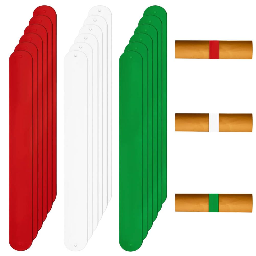 Amazon.com: ZUYYON 18 Pcs White Red Green Silicone Flip Wraps Silicone ...