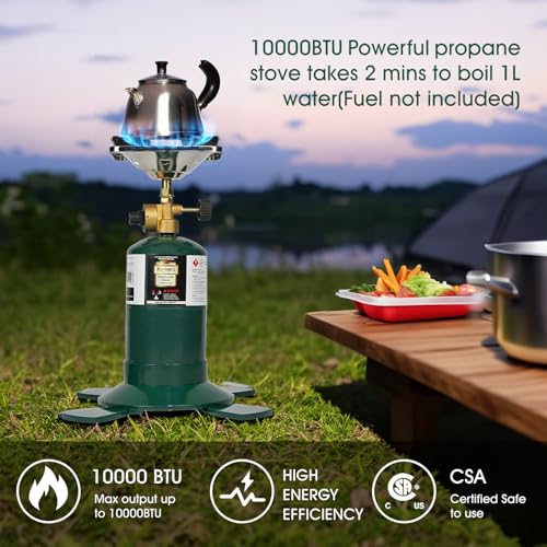 KOMAN Camping Propane Stove,Portable Camping Stove, Backpacking Stove ...