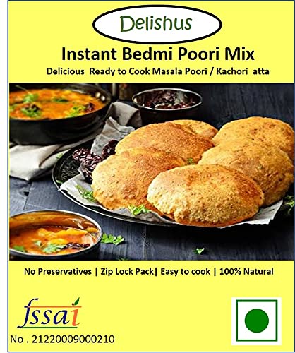 Delishus by Veg Food and Spices - Instant Bedmi Poori Atta - 800 gm ...