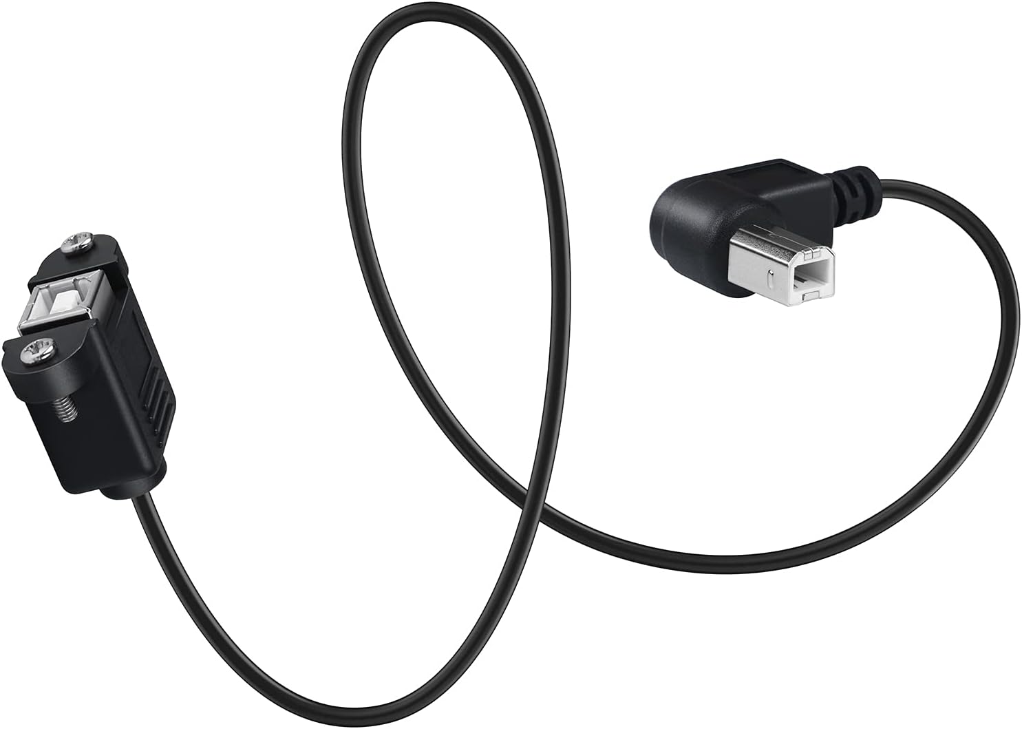 USB 2.0 Printer Cable, Yeebline 2-Pack Printer Extension Cable 0.5m USB ...