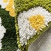 JIANGLANY Flower Moss Rugs for Bedroom, Non Slip Large Floral Area Rugs ...