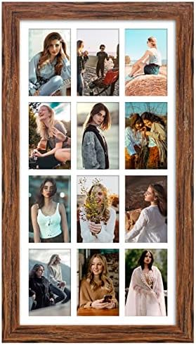 Amazon.com - Gaevuian 13x25 Picture Frame Display 12 opening 4X6 ...