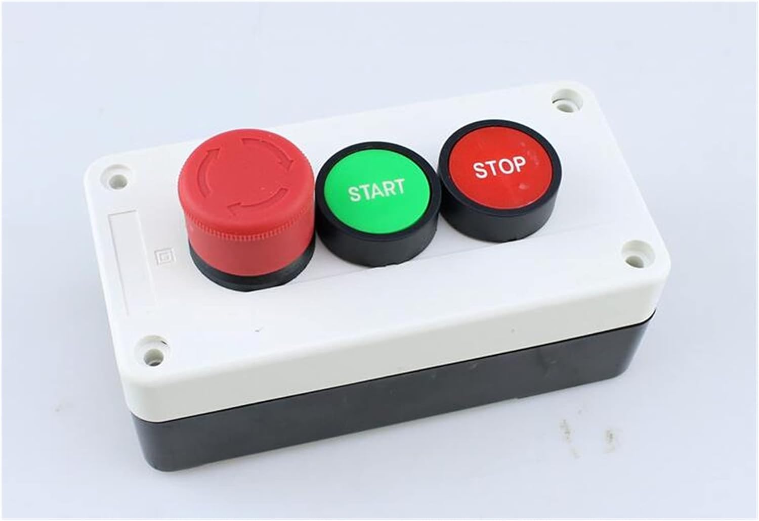 Amazon.com: FLOAPA Push-Button NC Emergency Stop NO Red Green Push ...