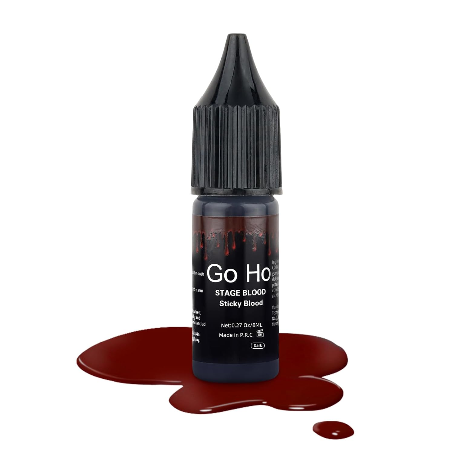 Amazon.com : Go Ho Dripping Fake Blood Washable(0.27 oz),Edible Fake ...