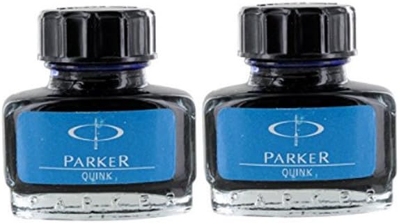 Parker Quink Ink Bottle | Blue Ink – 30ml | Fountain Pen Ink | Smooth ...